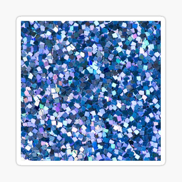 "BLUE GLITTER" Sticker by MallsD | Redbubble