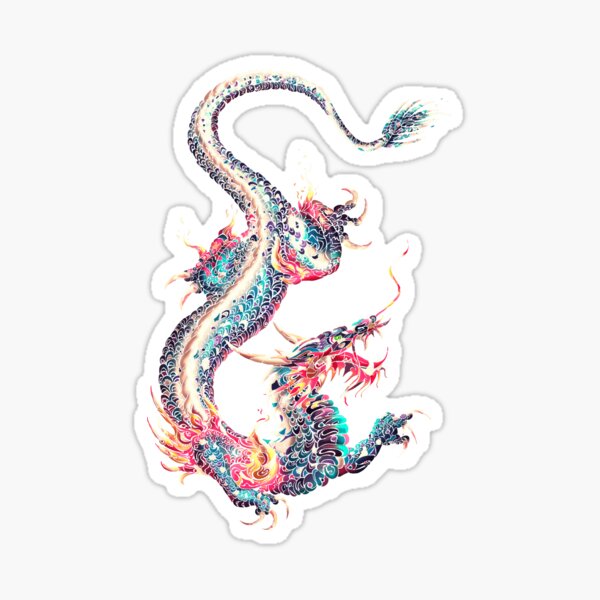 Chinese Dragon Stickers Redbubble