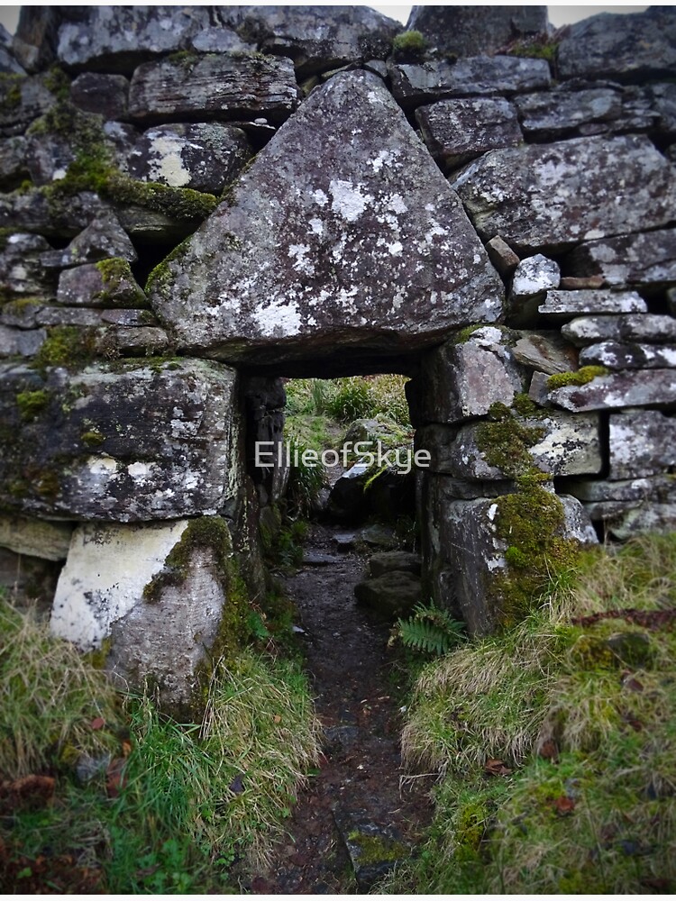 "Caisteal Grugaig Broch" Sticker for Sale by EllieofSkye | Redbubble