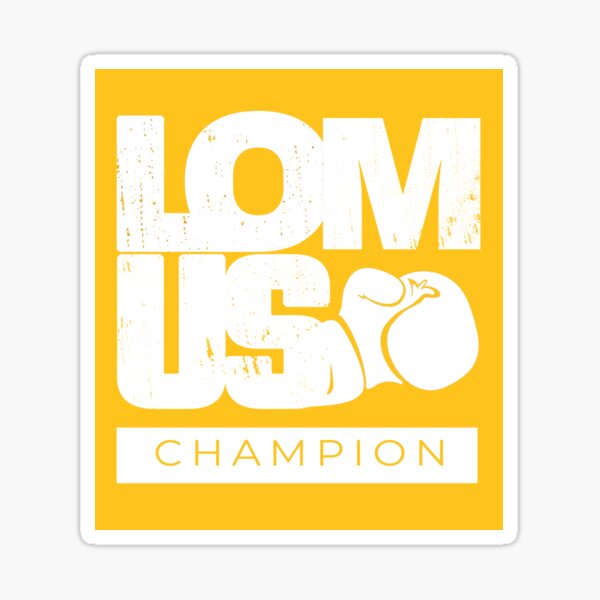 "LOMUS - Lomachenko & Usyk are champions" Sticker by maxarus | Redbubble