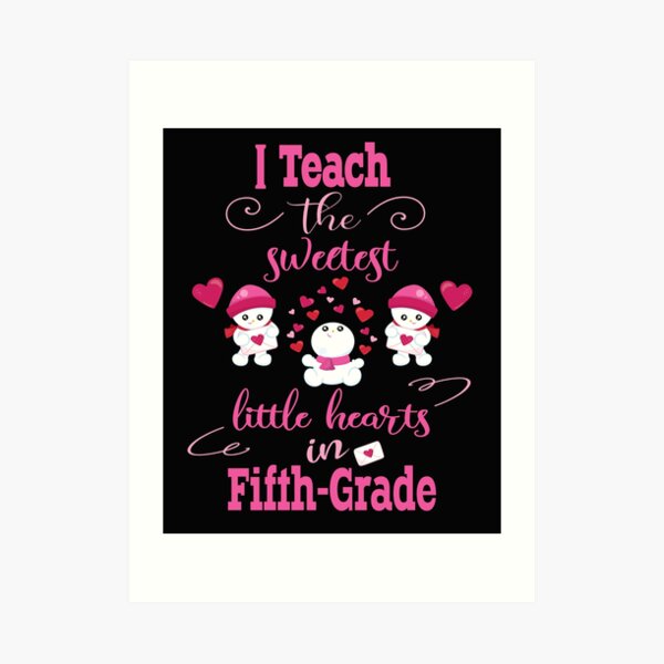 Lámina artística «Día de San Valentín Escuela Fiesta Maestra 5to Grado ...