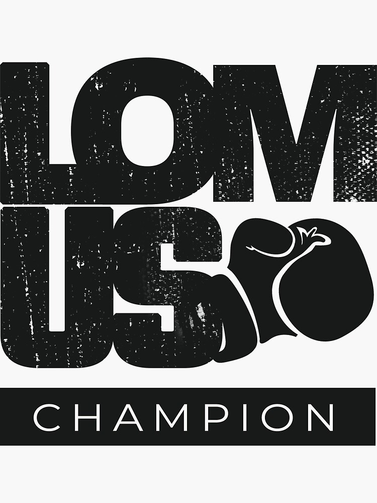"LOMUS - For Lomachenko & Usyk fans" Sticker for Sale by maxarus ...