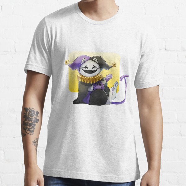 "Jevil cat 03" T-shirt for Sale by yodeki | Redbubble | deltarune t ...