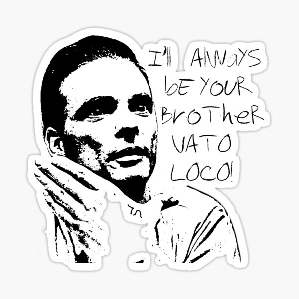 "Vato Loco!" Sticker for Sale by mihalygyulai | Redbubble