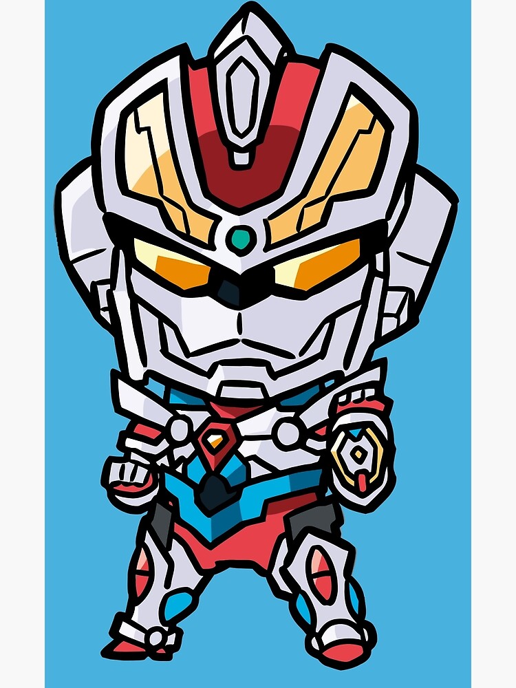 "Gridman Chibi" Poster for Sale by Chibify | Redbubble