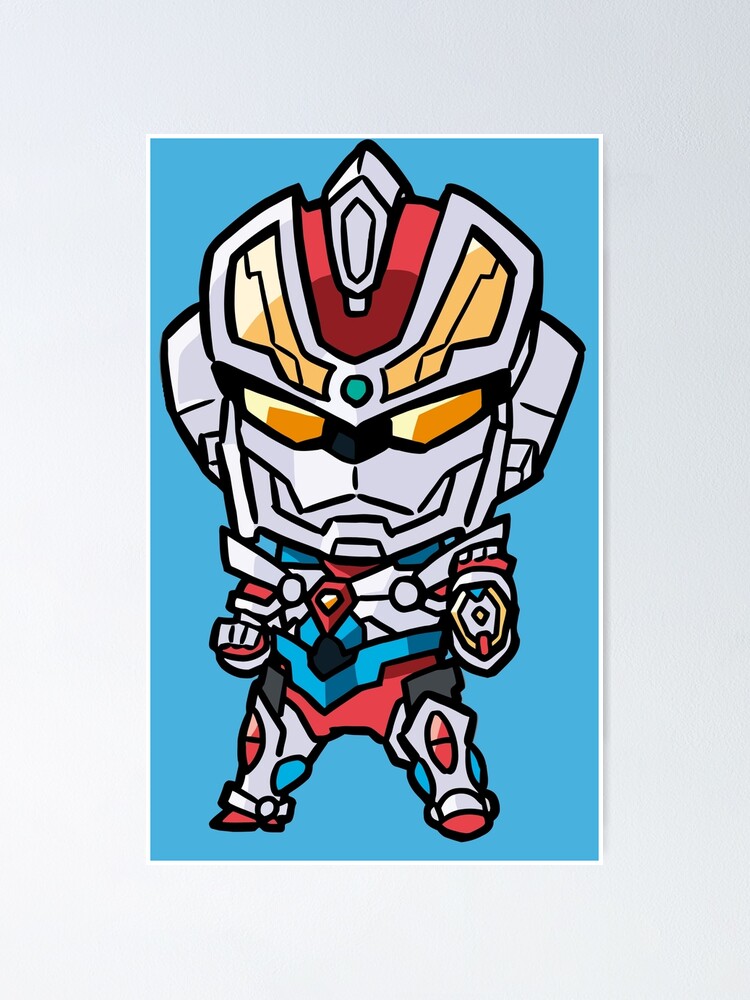 "Gridman Chibi" Poster for Sale by Chibify | Redbubble