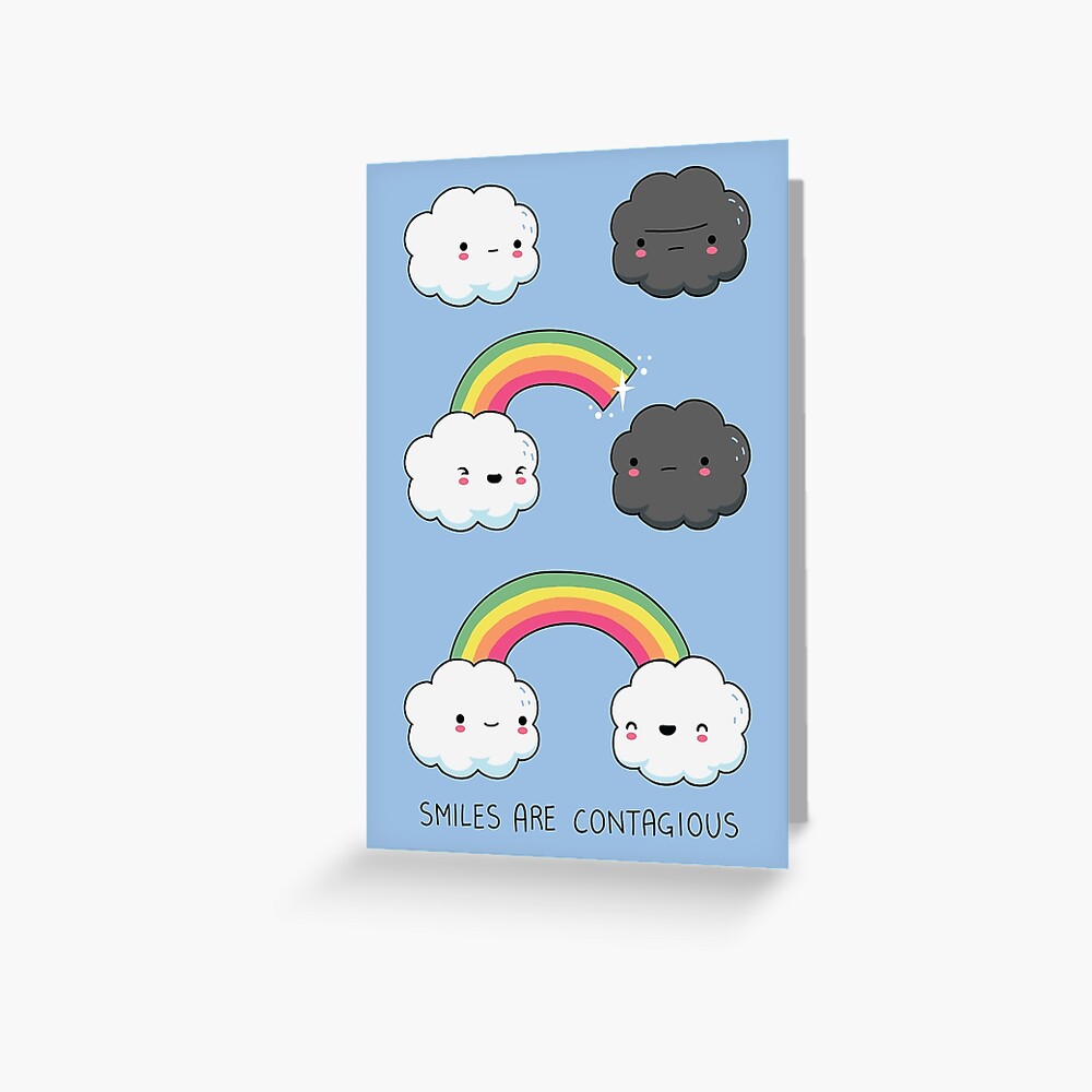 "Smiles are contagious" Greeting Card for Sale by AndresColmenare ...