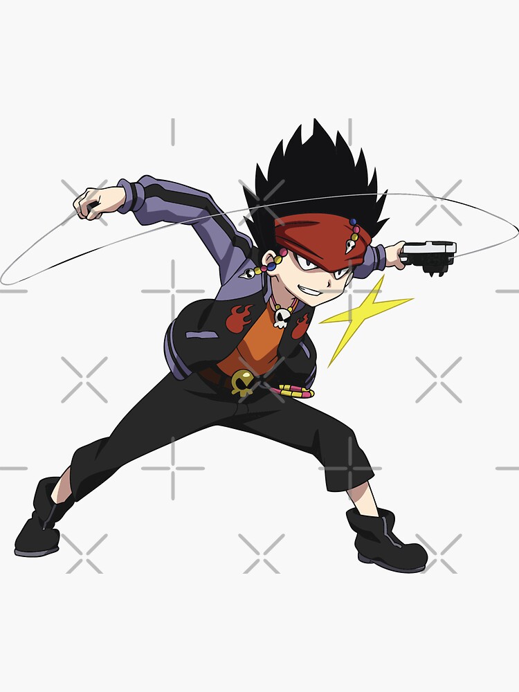 "Daigo from BEYBLADE BURST! " Sticker for Sale by amitdavidov | Redbubble