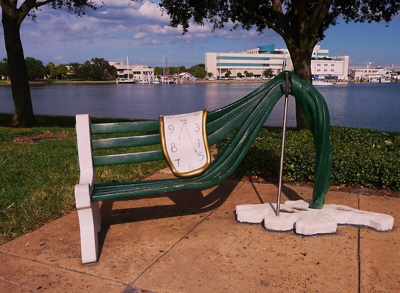 "Bench at the Salvador Dali Museum" by Diana Forgione | Redbubble