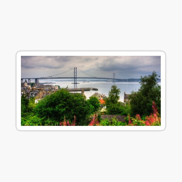 "Queensferry and Road Bridge" Sticker for Sale by tomg | Redbubble