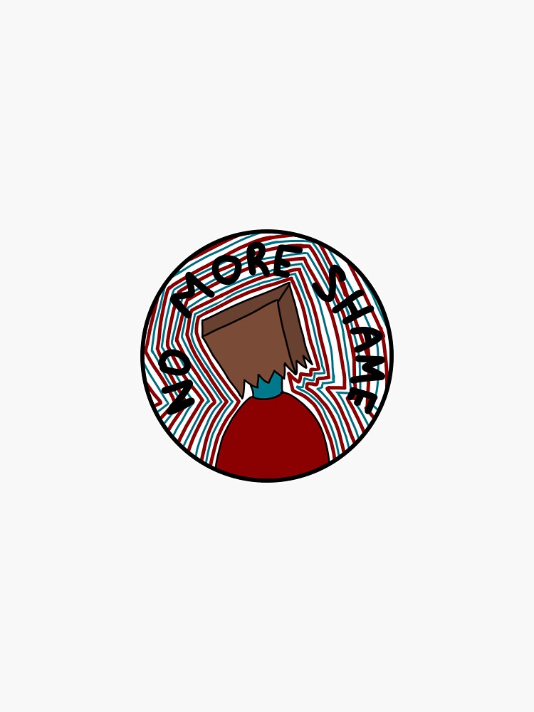"AJJ - No More Shame Sticker" Sticker by pa-ja | Redbubble