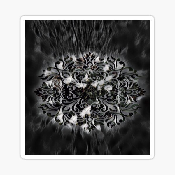 "Smoke emitting artistic design" Sticker for Sale by Khala | Redbubble