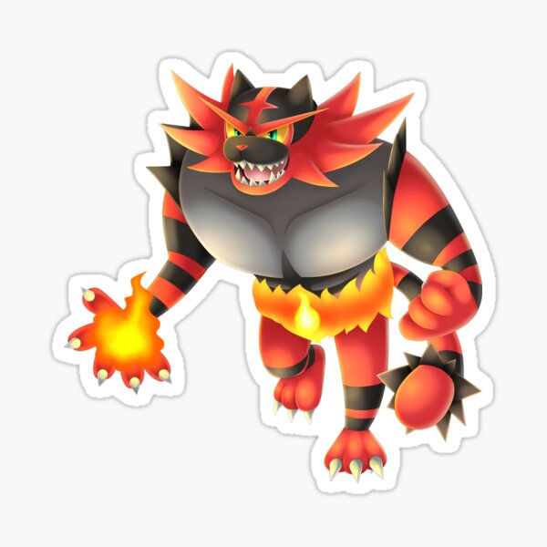 Incineroar Stickers | Redbubble