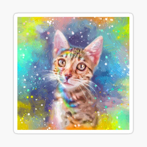 "rainbow cat" Sticker by nfromneverland | Redbubble