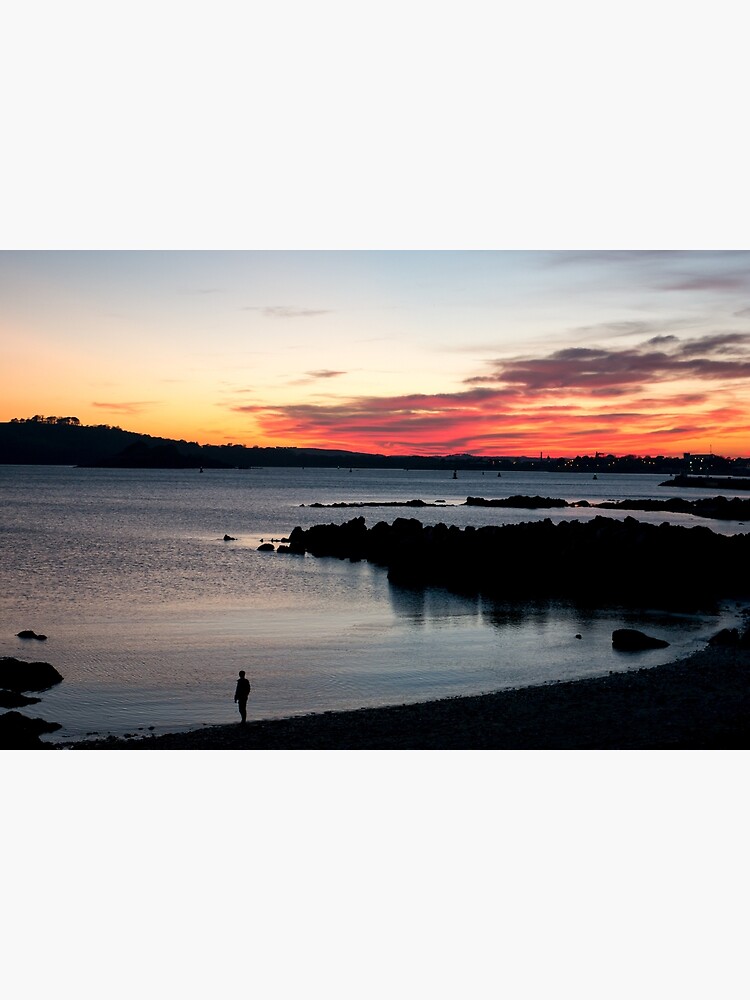 "Mount Batten Beach Sunset" Art Print for Sale by jonrendle | Redbubble