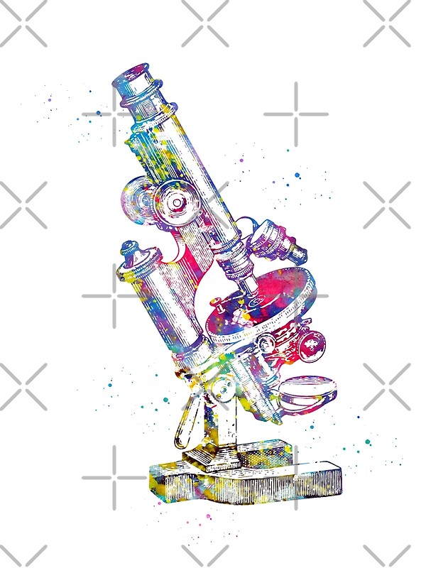 "Vintage Compound Microscope" by erzebetth | Redbubble