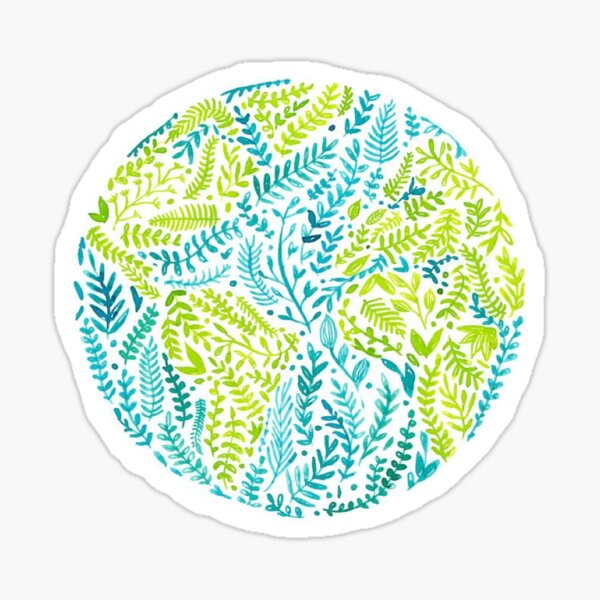 "paisley earth water color" Sticker by catmcfarland19 | Redbubble