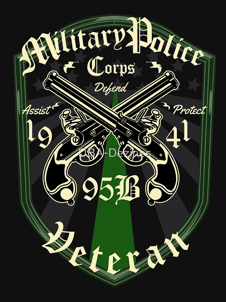 "Military Police 95 Bravo" T-shirt for Sale by DBA-Dezines | Redbubble ...