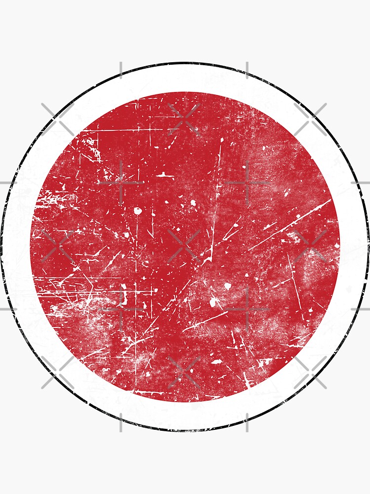 "Japan Flag Air Force Roundel JASDF" Sticker by quark | Redbubble