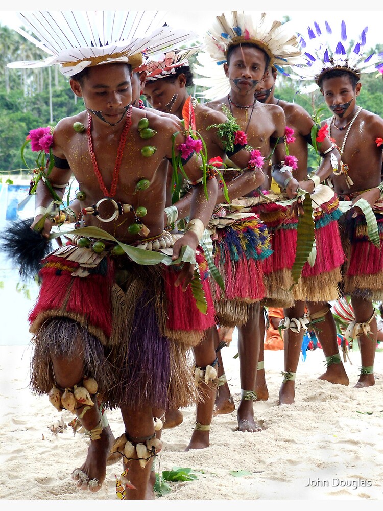 "Trobriand Dancers" Canvas Print for Sale by JohnDouglas | Redbubble