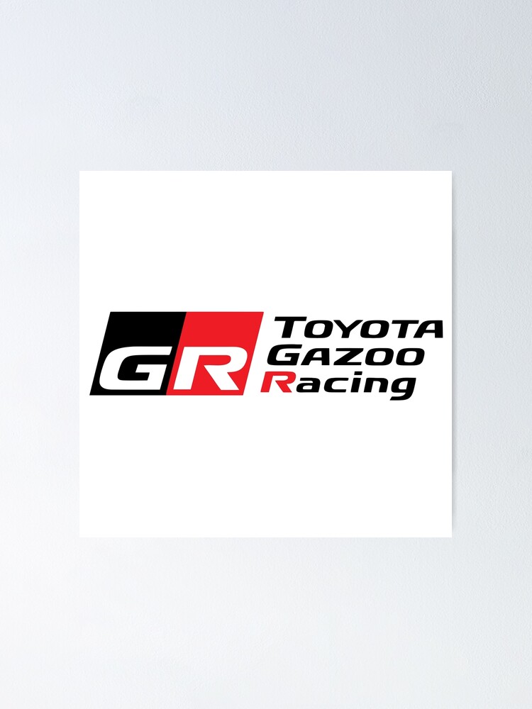 "Toyota Gazoo Racing black" Poster for Sale by lowoctane | Redbubble