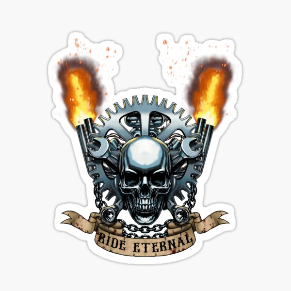 Ride Eternal Stickers | Redbubble