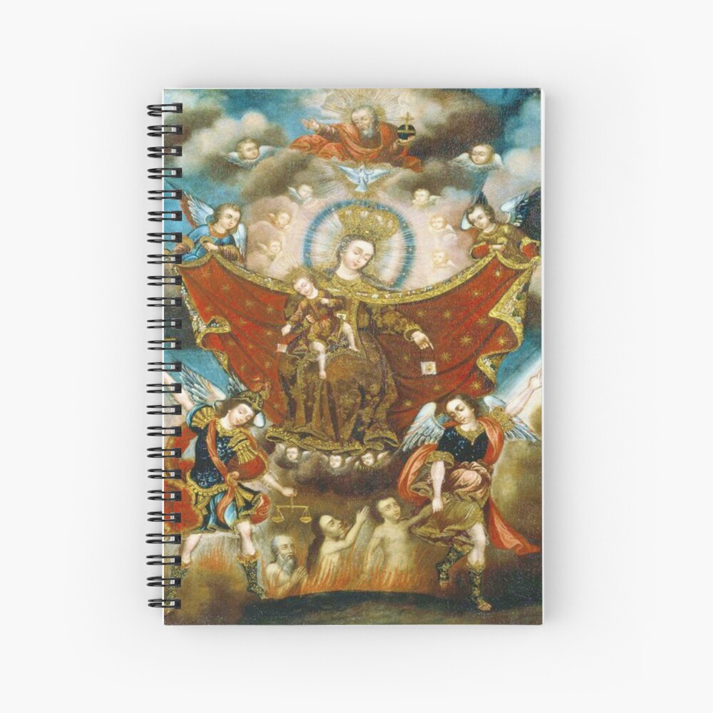 "Our Lady of Mt Carmel Virgin Mary St Michael & St Gabriel Scapular ...