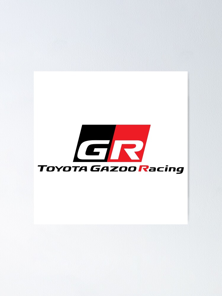 "Toyota Gazoo Racing 2 black" Poster by lowoctane | Redbubble