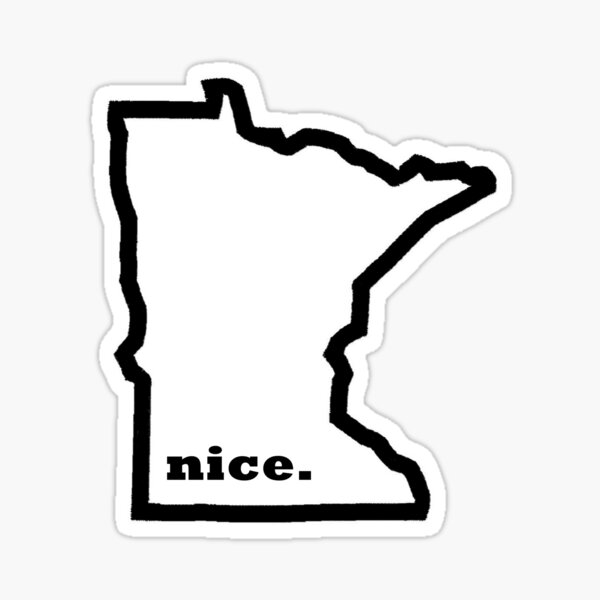 Minnesota Nice Stickers | Redbubble
