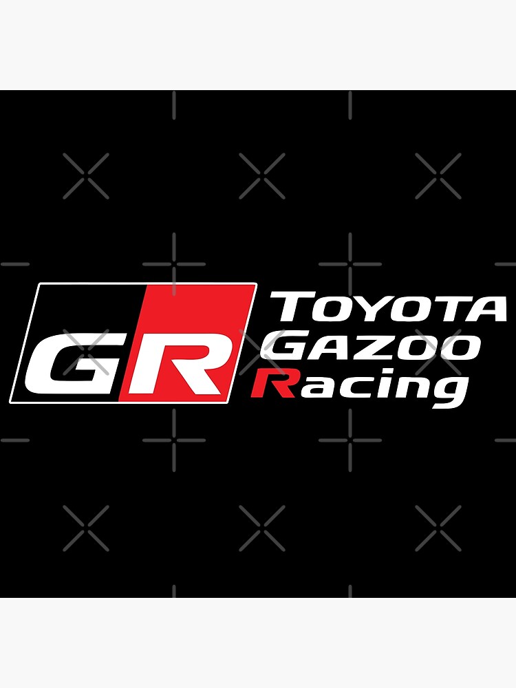 Poster « Toyota Gazoo Racing blanc », par lowoctane | Redbubble