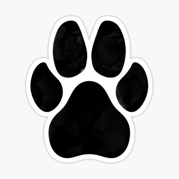 "Cute dog pawn" Sticker for Sale by Maportia | Redbubble
