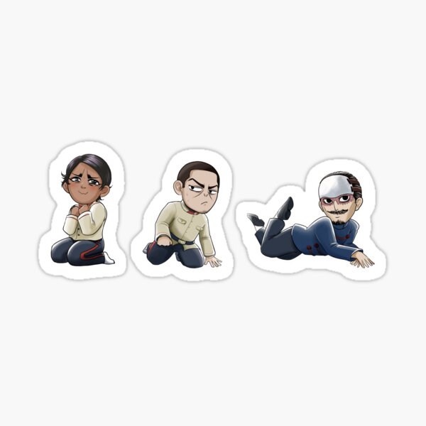 "Koito, Tsukishima & Tsurumi: Sticker set" Sticker by DelirioisDead ...