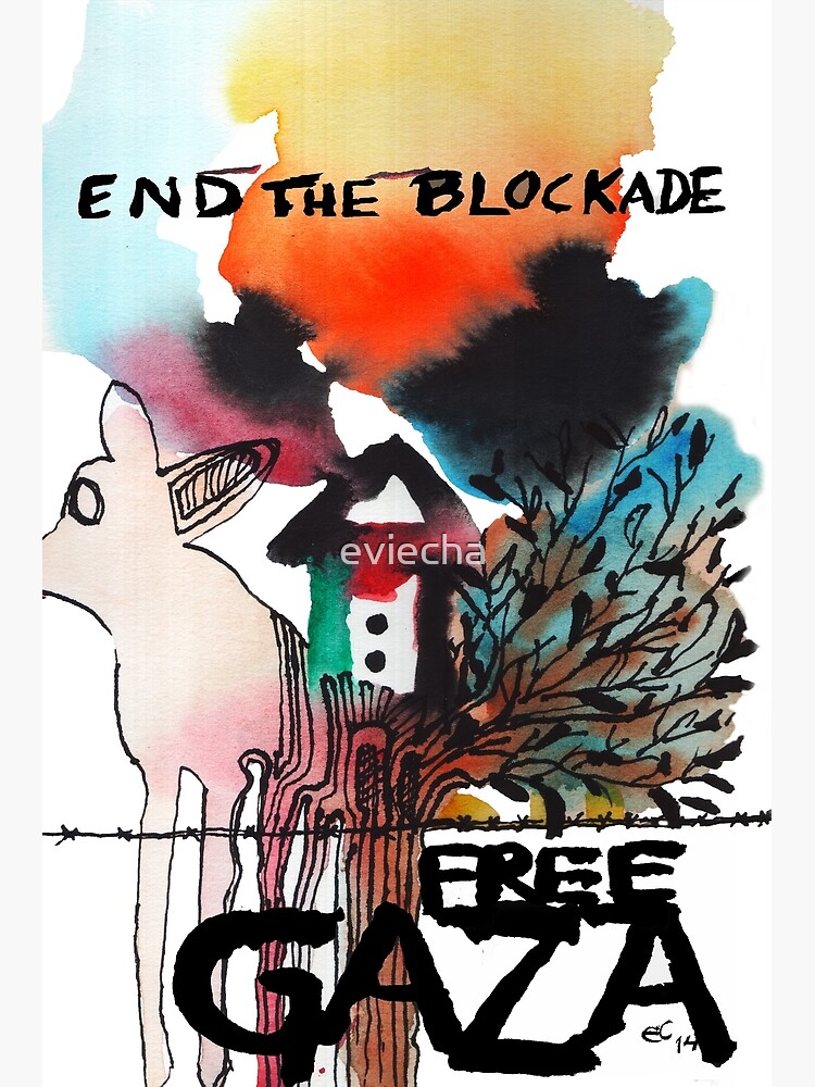 End the Blockade - Free Gaza Premium Matte Vertical Poster sold by ...