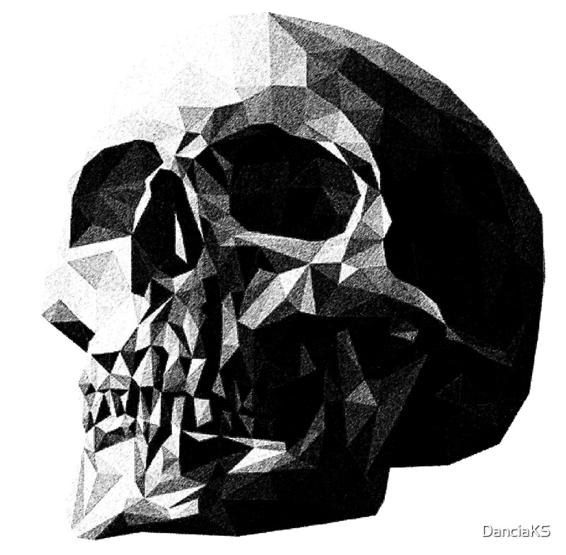 "Dotted Skull" by DanciaKS | Redbubble