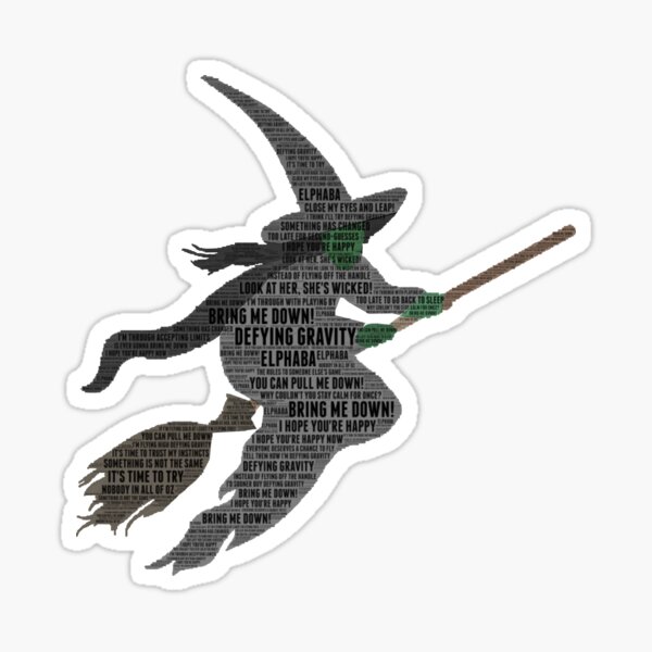 "Defying Gravity" Sticker for Sale by JNArt | Redbubble