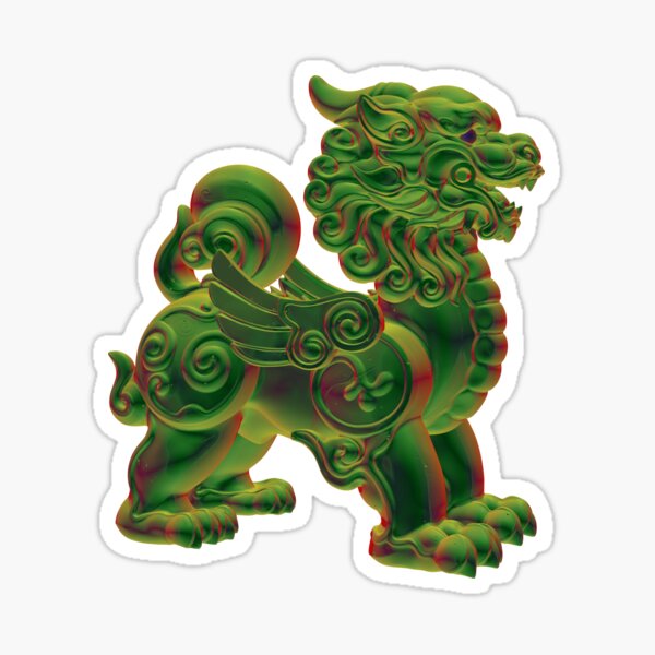 "Chinese luck symbol - The dragon" Sticker for Sale by Smaragdas ...