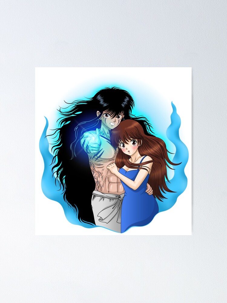 Póster «Youkai Yusuke Urameshi y Keiko Yukimura de Yu Yu Hakusho» de ...