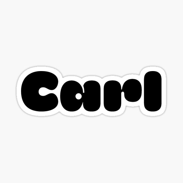 "Carl" Sticker for Sale by Shalomjoy | Redbubble