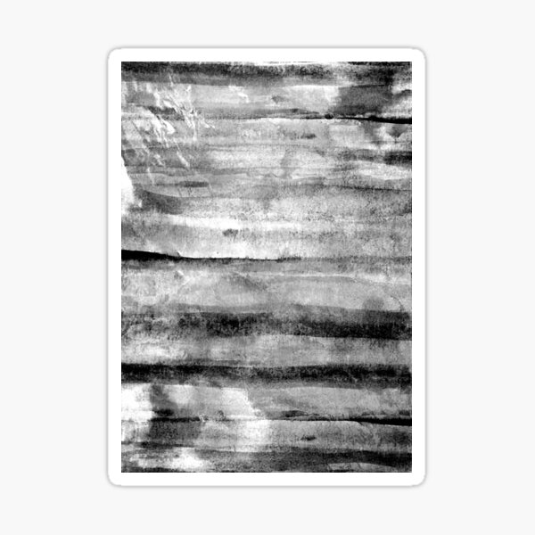 "Modern abstract contemporary art in gray and black colors" Sticker by ...