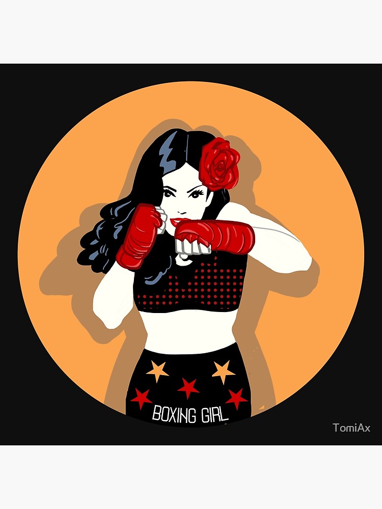 "Boxing Girl" Poster by TomiAx | Redbubble
