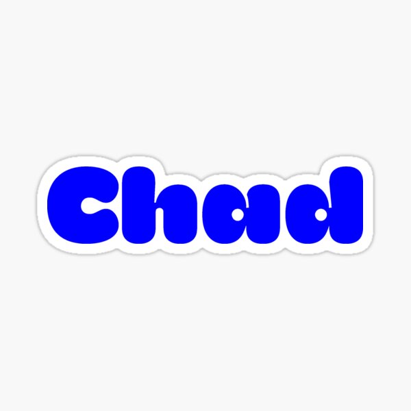 "Chad" Sticker for Sale by Shalomjoy | Redbubble