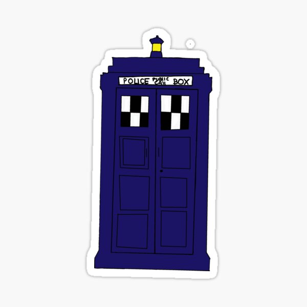 "Police Call Box" Sticker for Sale by BHSGraphics | Redbubble
