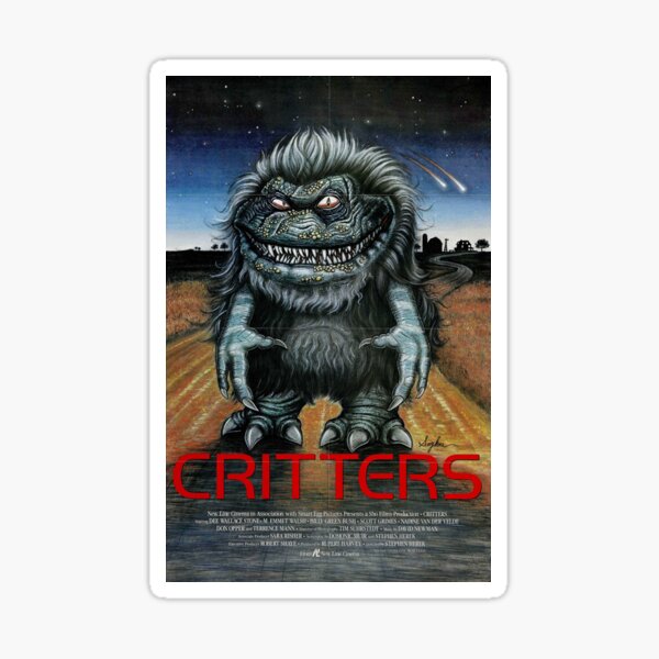 "Critters" Sticker for Sale by RobinBegins | Redbubble