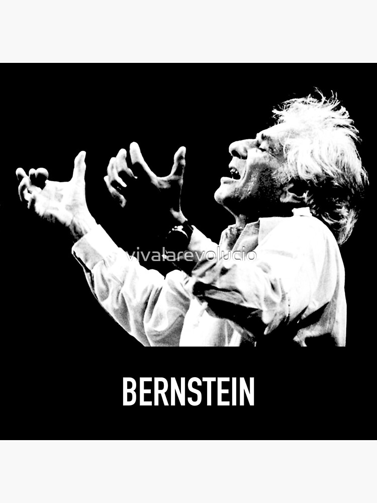 "Leonard Bernstein" Poster for Sale by vivalarevolucio | Redbubble