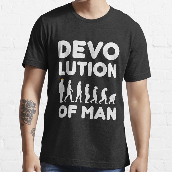 "Funny Evolution Anti Trump Devolution of Man Politics" T-shirt for ...
