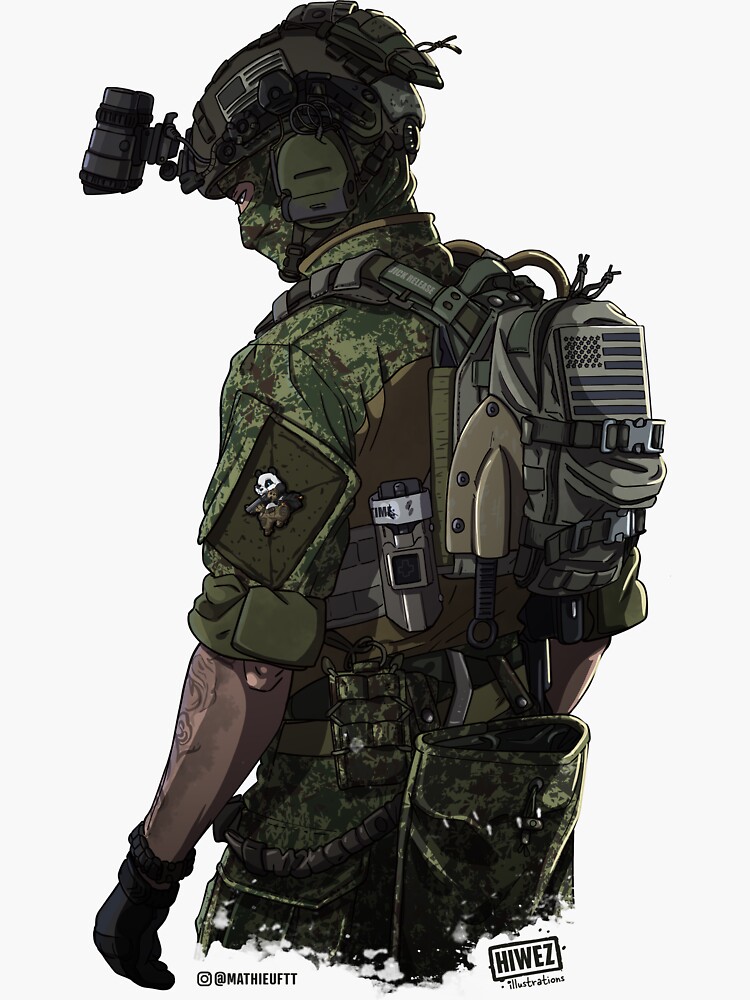 "Special Ops Military soldier" Sticker for Sale by hiwez | Redbubble