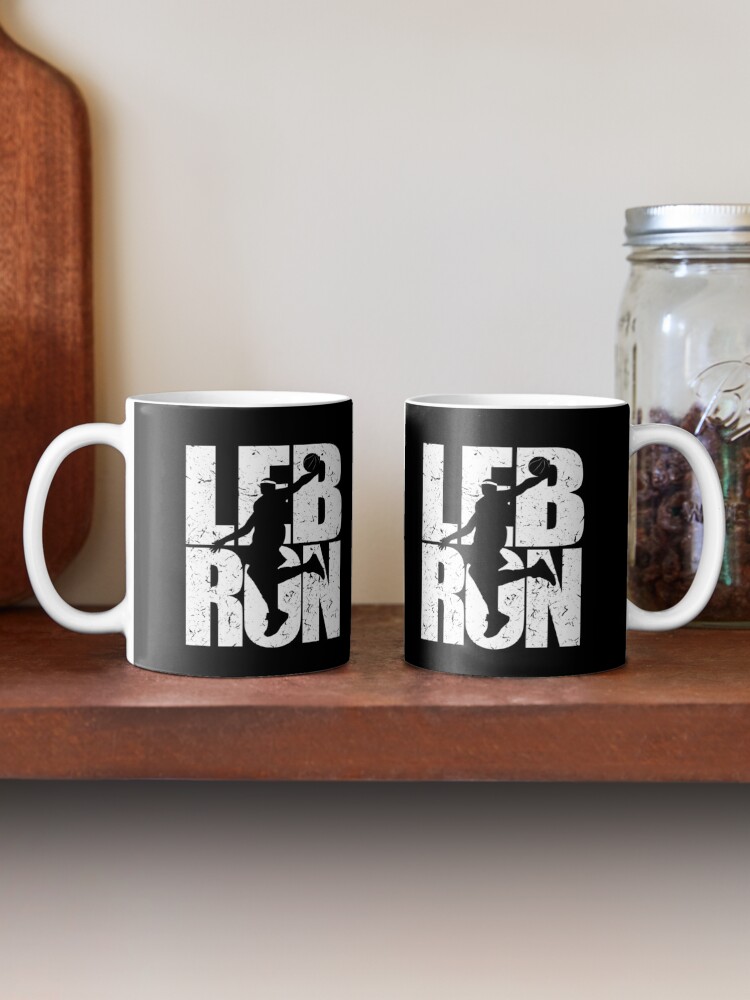 "Lebron James - King James White" Mug by SOVART69 | Redbubble