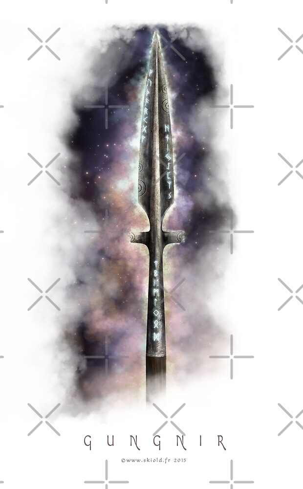 "Gungnir the Odin's spear" by Skiold | Redbubble