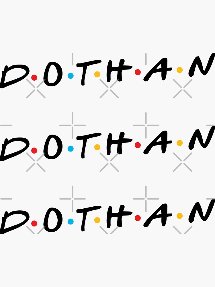 "Dothan" Sticker for Sale by haztx | Redbubble