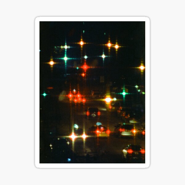 "STARS on HIGHWAY" Sticker by CharlieCreator | Redbubble